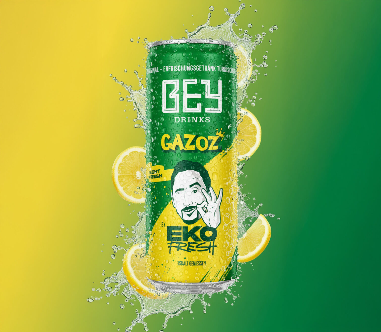 BEY Gazoz Original by Eko Fresh – 24er Pack 0,33L